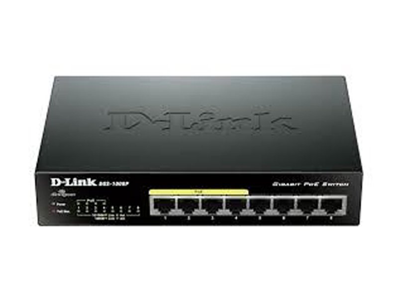 LAN SWITCH D-LINK DGS-1008P/E 10/100/1000 8PORT -4POE