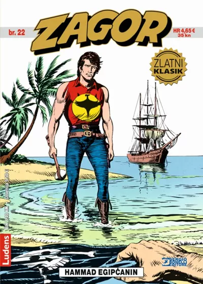 Ludens Zagor zlatni klasik 22 korica B - Hammad Egipćanin