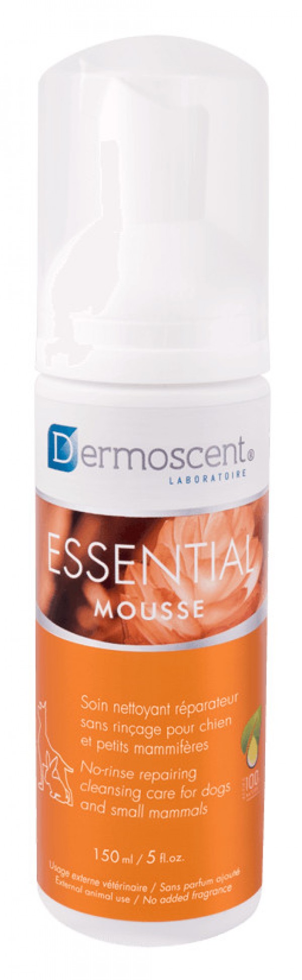 Dermoscent Essential Mousse - Pena za suvo pranje pasa 150ml