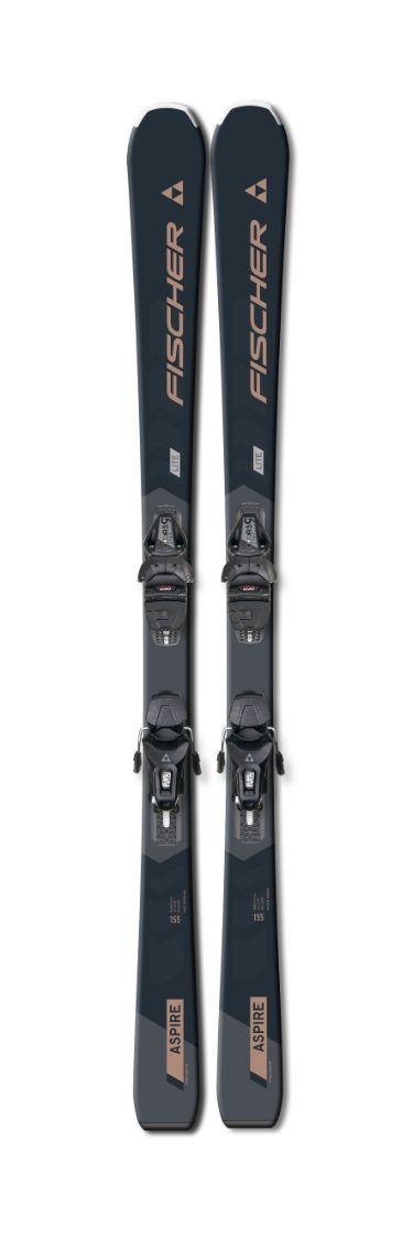 Fischer ASPIRE SLR PRO + RS9 SLR, set ženski all mountain skija, crna