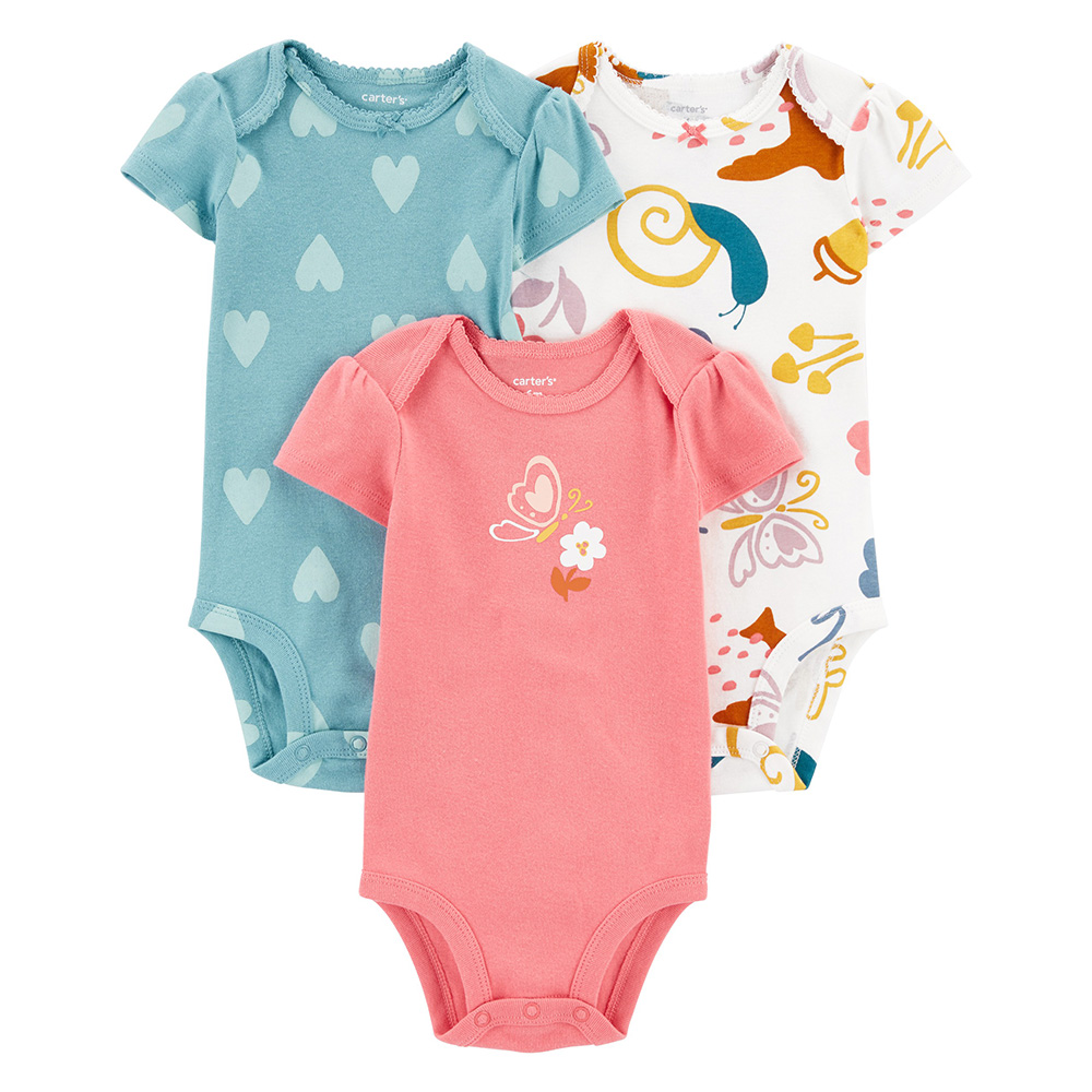 Carter's bodi za bebe devojčice - set od 3 kom. BZ231Q186410