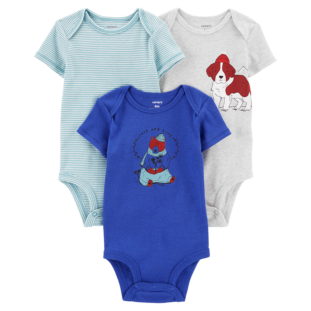 Carter's bodi za bebe dečake - set od 3 kom. BZ231Q186310