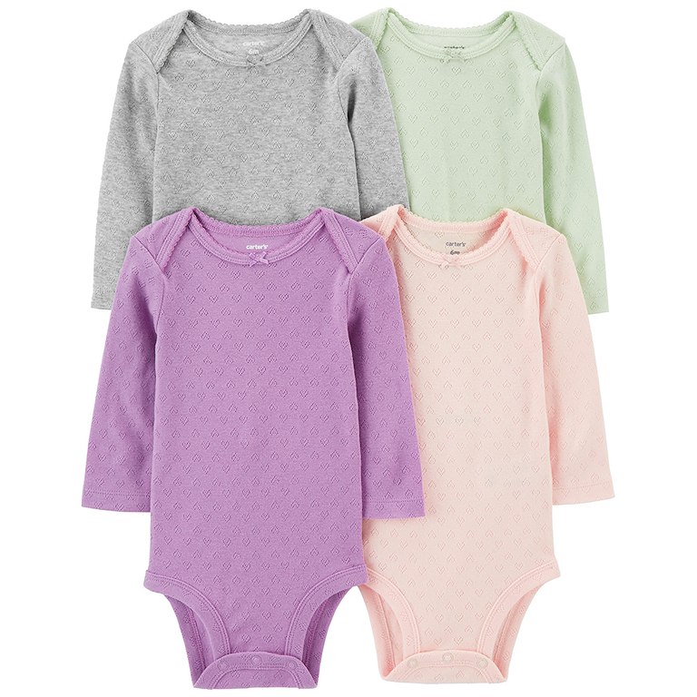 Carter's bodi za bebe devojčice - set od 4 kom. BZ231P879010