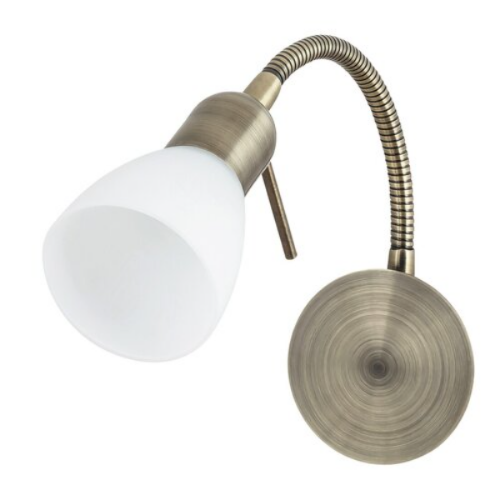 Soma zidna lampa E14 1x40W, bronza opal