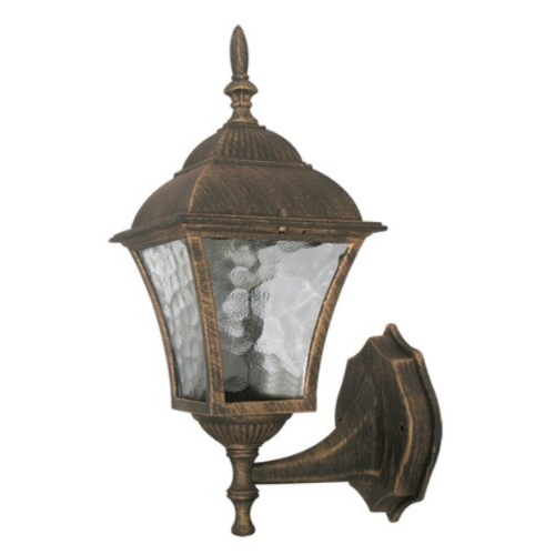 Toscana spoljna zidna lampa E27 60W IP43, staro zlato