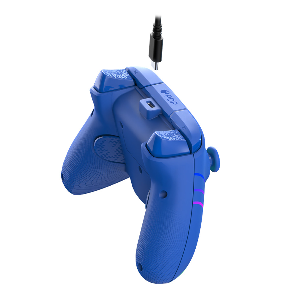 XBOX Wired Controller Afterglow Wave Blue