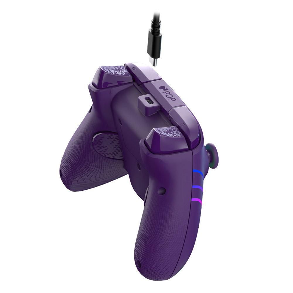 XBOX Wired Controller Afterglow Wave Purple
