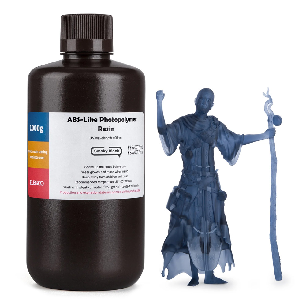 ABS-like Resin 1kg Smoky Black