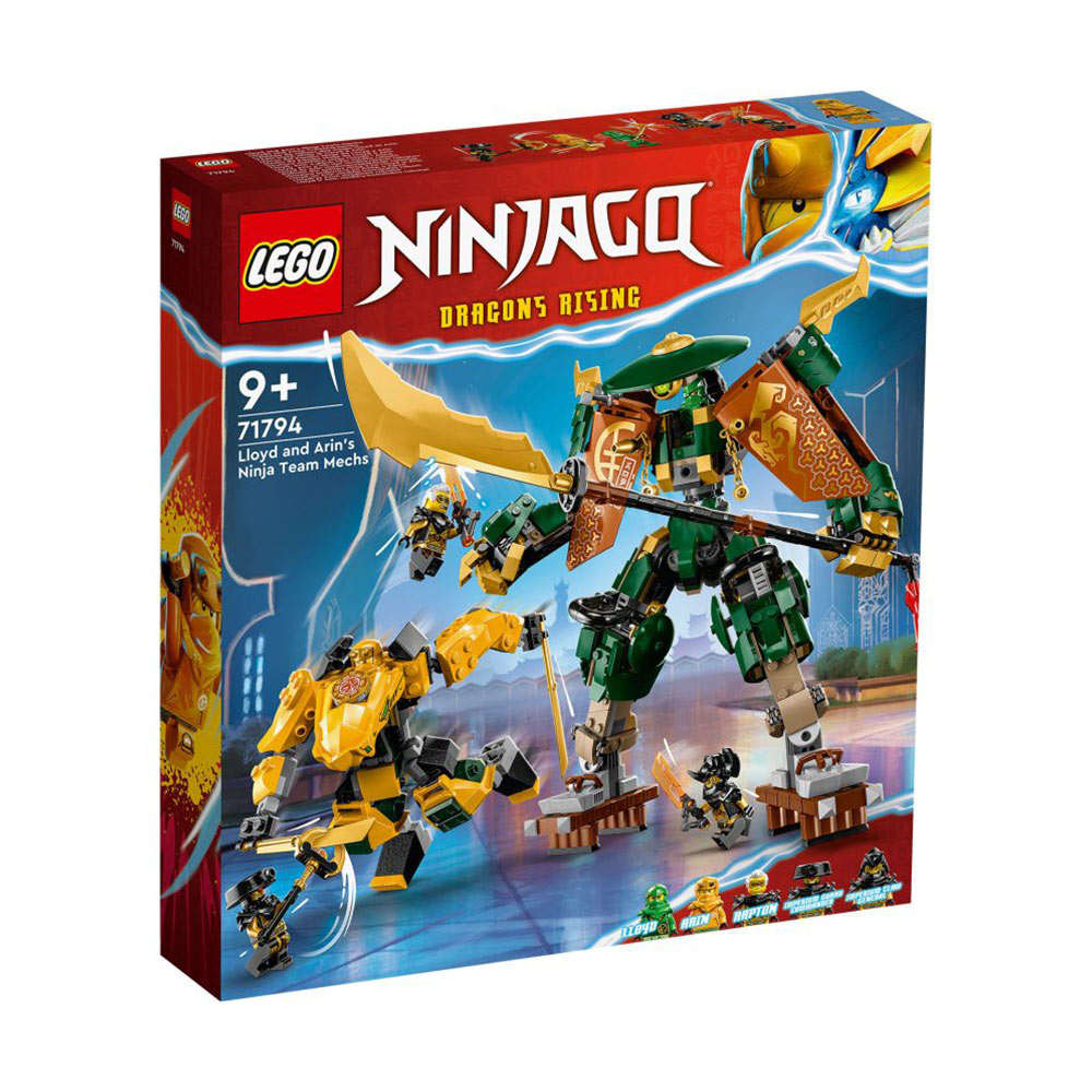 LEGO NINJAGO Mekovi Lojdovog i Arinovog nindža tima