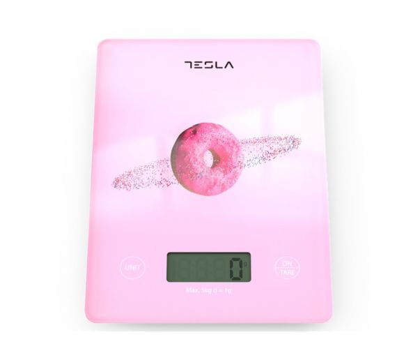 Tesla - Kuhinjska vaga TESLA KS101P 5kg/roze