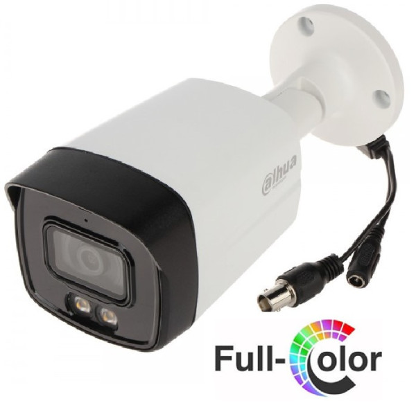 Dahua kamera HAC-HFW1239TLM(-A)-LED 2Mpix, 3,6mm ugradjen mikrofon,FULL COLOR metalno kuciste 40m