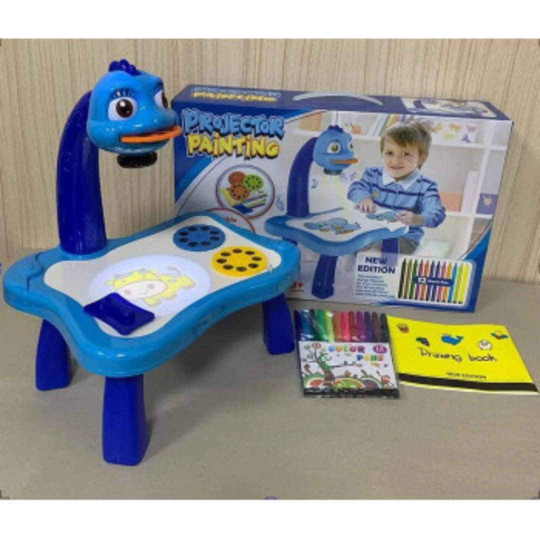 Projektor sto za crtanje Dino, Plavi
Projektor sto za crtanje Dino, Plavi