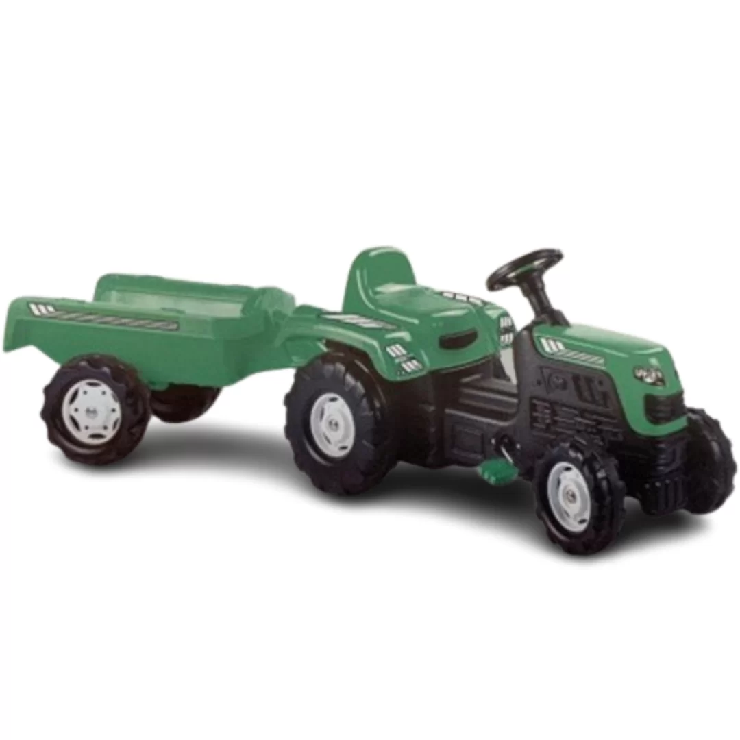 Traktor Dolu sa prikolicom zeleni
Traktor Dolu sa prikolicom zeleni