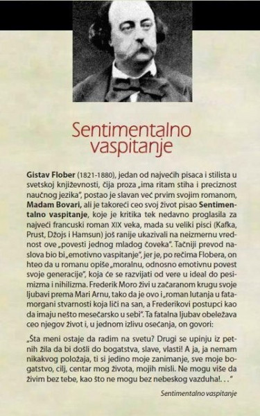 Sentimentalno vaspitanje - Gistav Flober