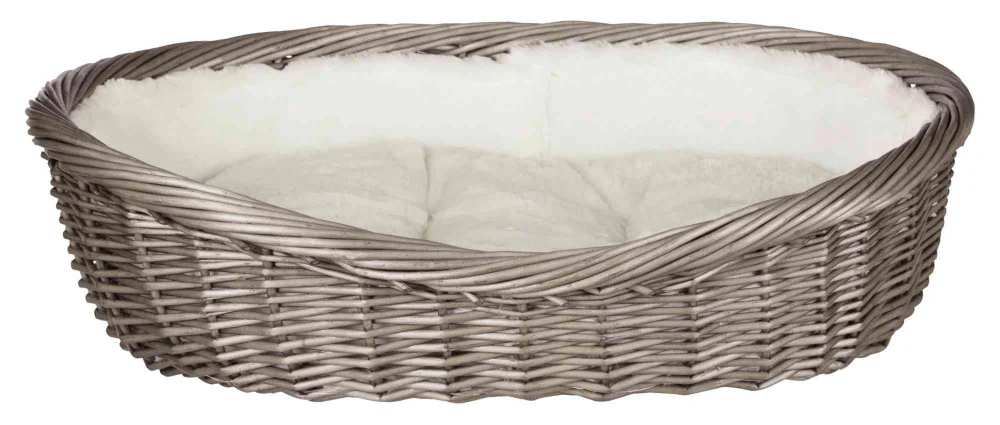 TRIXIE - Wicker Basket Grey