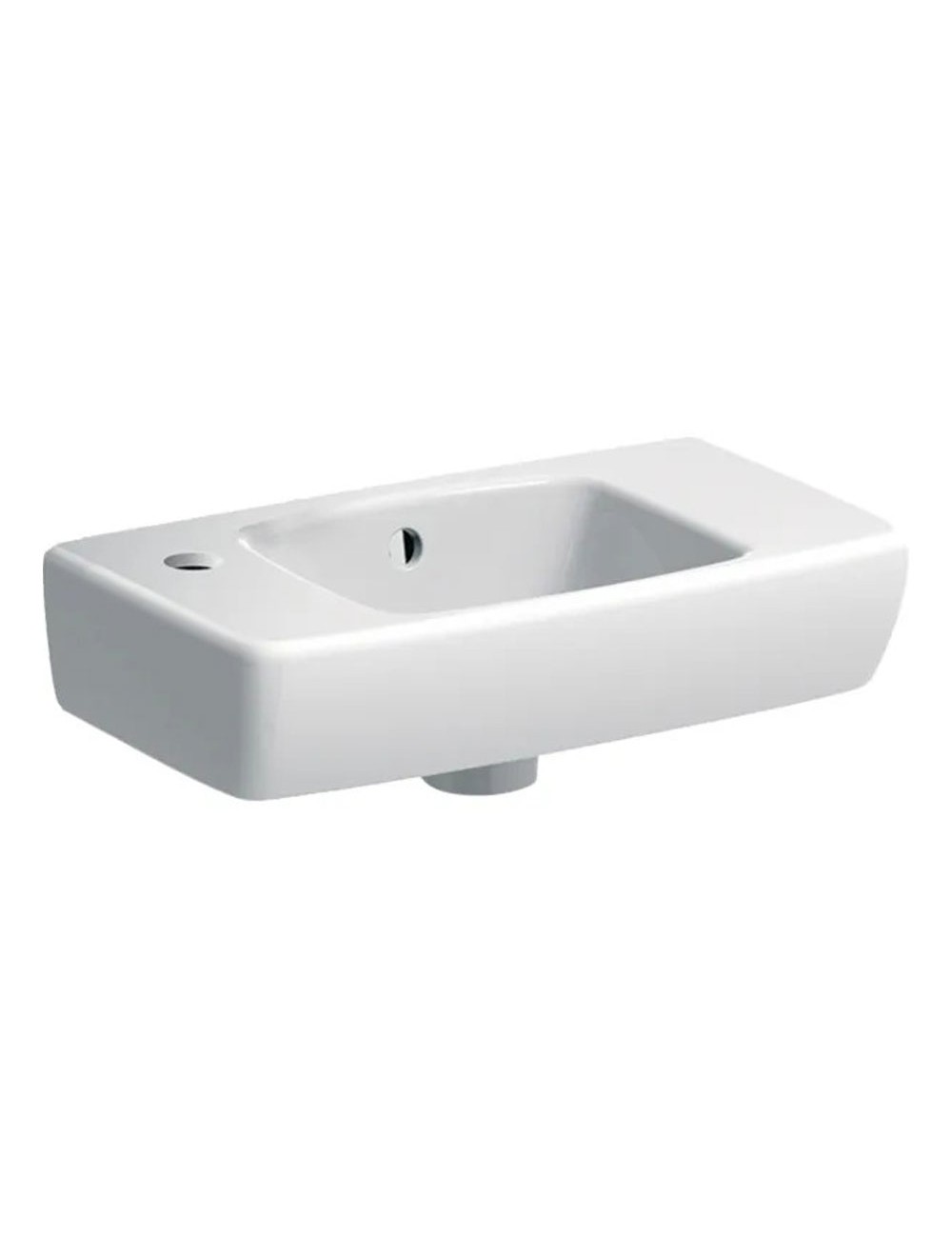 Geberit Selnova Compact umivaonik, levi, 45x25 cm 500.319.01.1