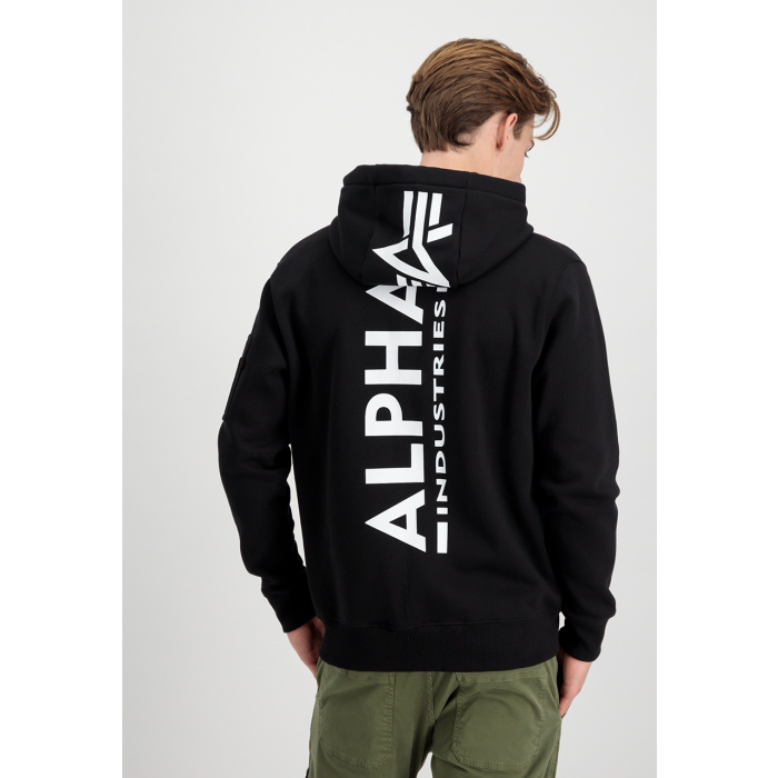 Duks sa kapuljačom Back print zip hoody