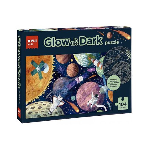 Slagalice 104pcs GLOW IN DARK UNIVERSE 18812, Apli