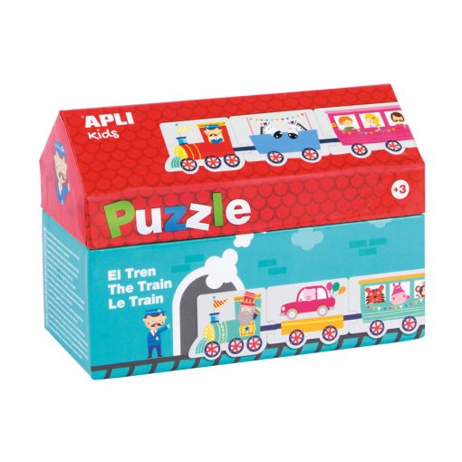 Slagalice Voz u kućici 24pcs PUZZLE TRAIN 16485, Apli