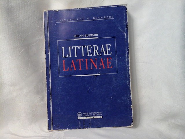 Litterae latine Milan Budimir tekstovi na latinskom