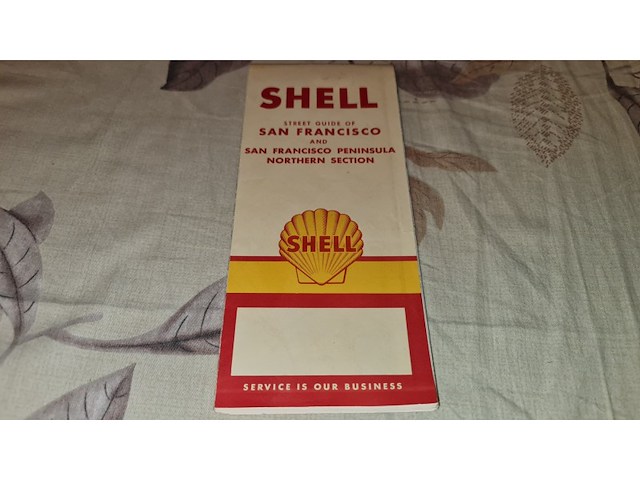 Shell, Street guide of San Francisco , karta