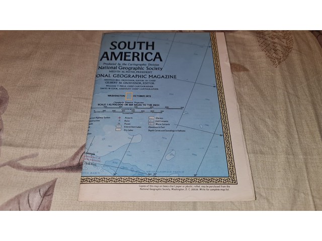 South America , karta