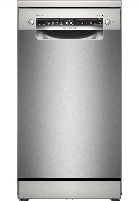 Serija 4, Samostojeća mašina za pranje sudova, 45 cm, Nerđajući čelik, SPS4HMI49E