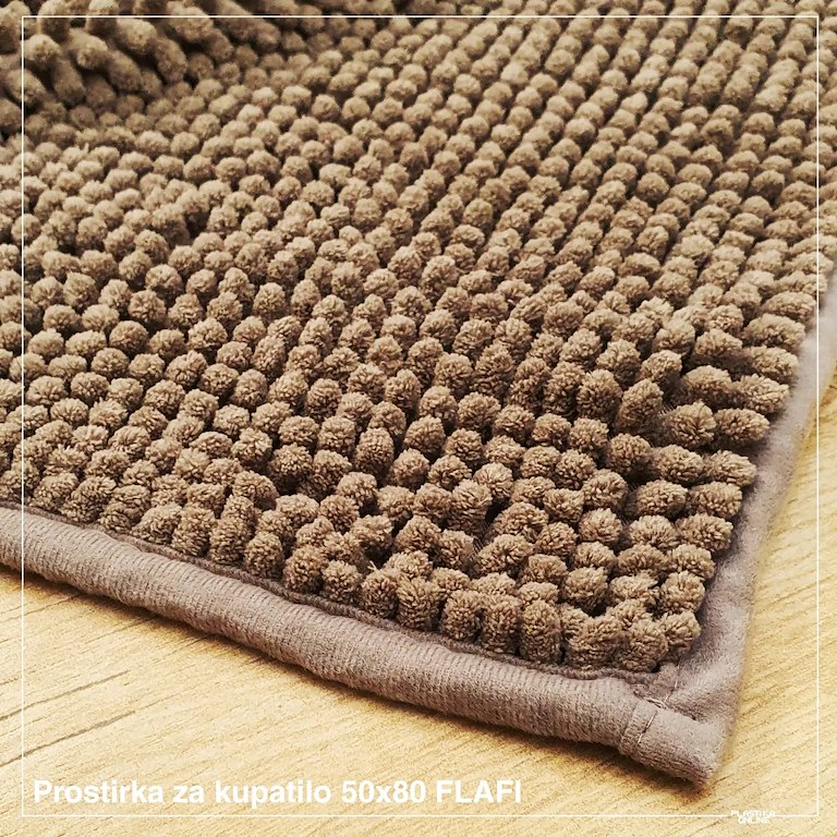 Prostirka za kupatilo 50 x 80 FLAFI moka