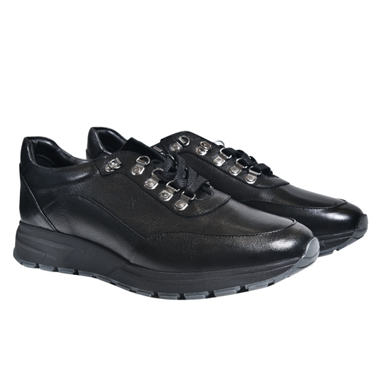 Italijanske muške kožne cipele Lab Milano lm1121232.cr (crne)