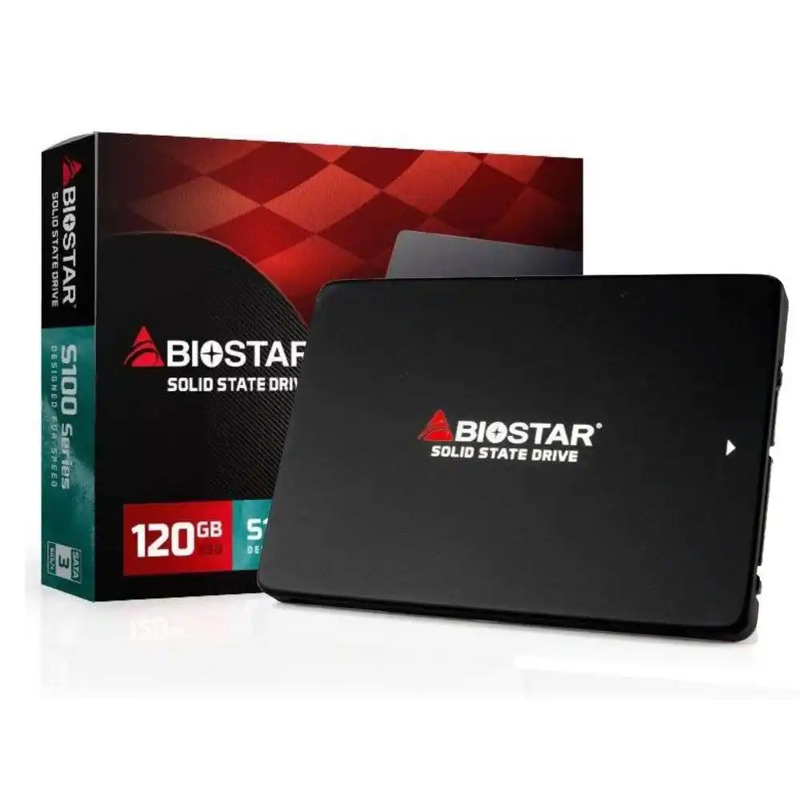 SSD 2.5 SATA 120GB Biostar 530MBs/380MBs S100