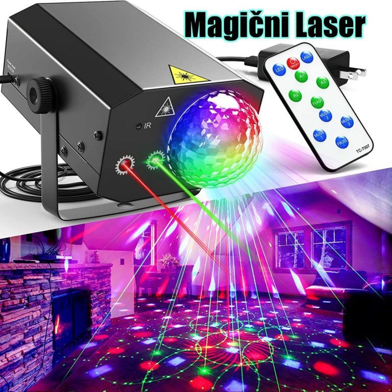 Disko efekat sa 2 lasera