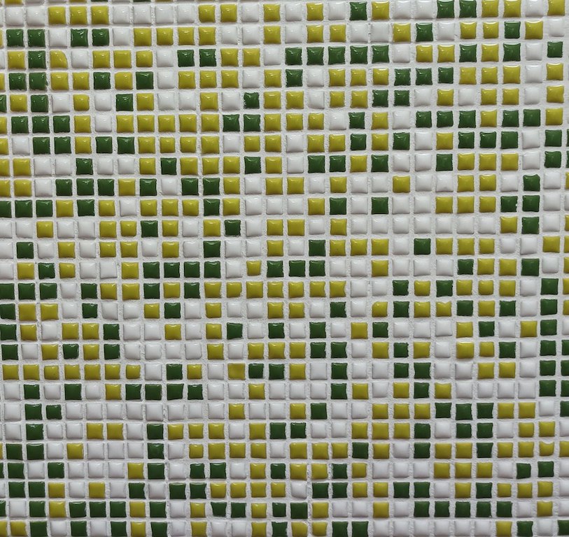 1215 Keramički mozaik zeleni