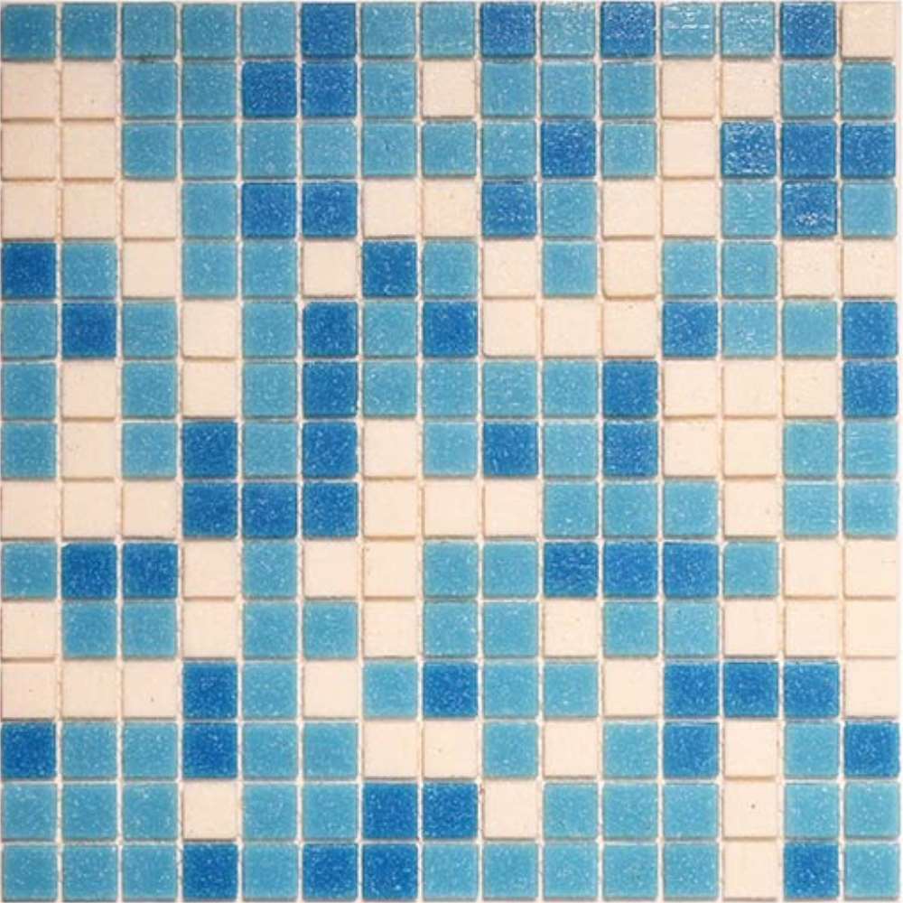 1218 Stakleni mozaik plavo-beli