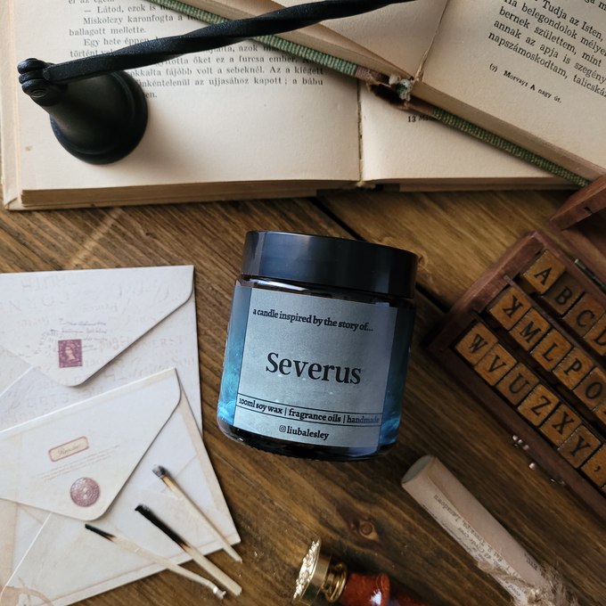 Mirisna sojina sveća "Severus"