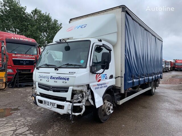 Mitsubishi Fuso 7.5T kamion sa klizna zavesa cerada po rezervnim delovima