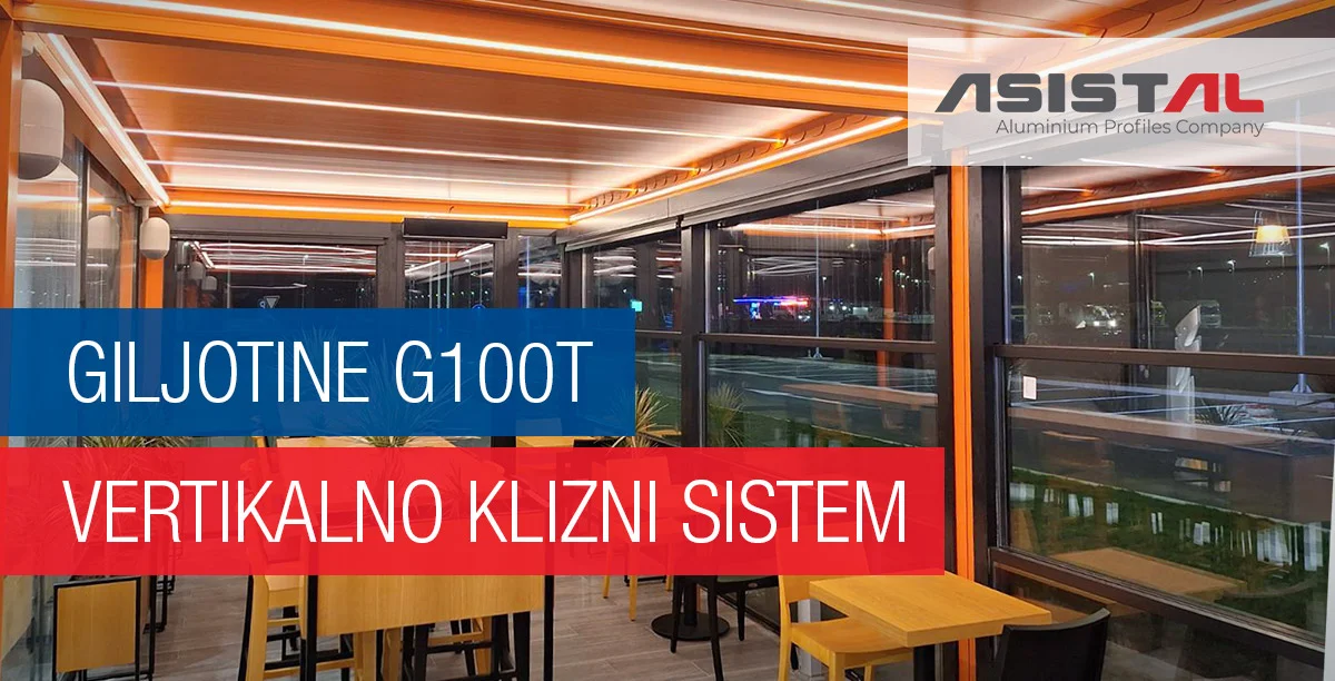 GILJOTINE G100T – VERTIKALNO KLIZNI SISTEM