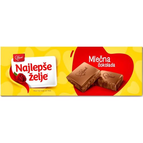 Najlepše želje čokolada mlečna 250g