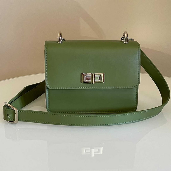 Zelena kožna torbica S