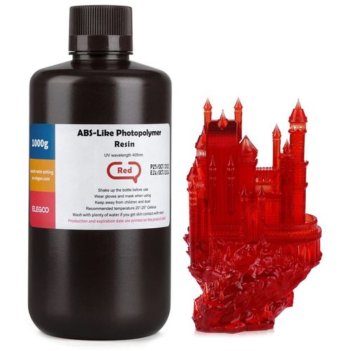 ABS-like Resin 1kg Clear Red