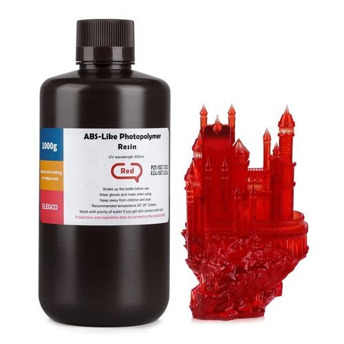 ABS-like Resin 1kg Clear Red