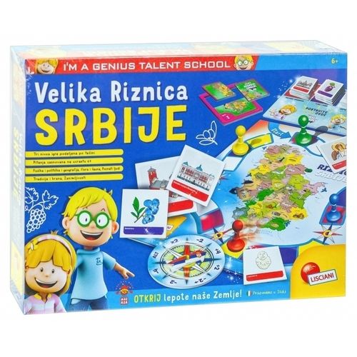 Lisciani Mali Genije SR Drustvena igra Velika Riznica Srbije RS56453