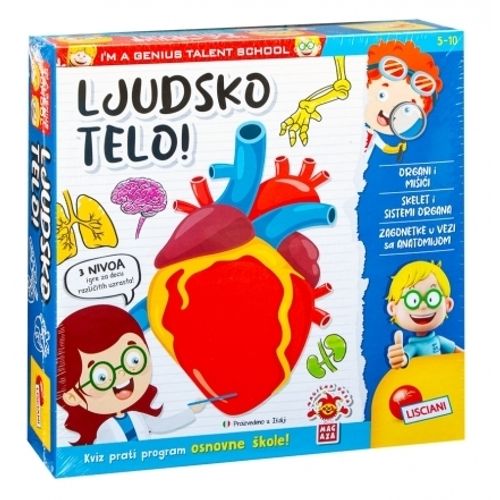 Lisciani Mali Genije SR Edukativni set Upoznaj ljudsko telo RS100538