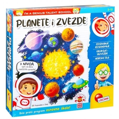 Lisciani Mali Genije SR Edukativni set Planete i zvezde RS100521