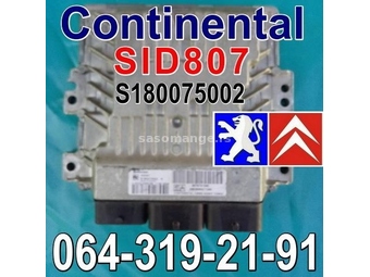 KOMPJUTER Continental SID807 Pežo Peugeot S180075002 Citroen