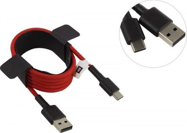Mi Braided USB Type-C Cable 100cm (Red)