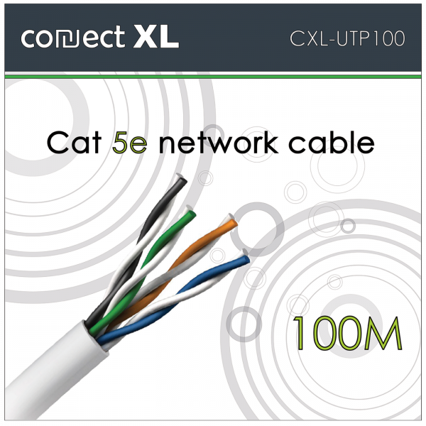 Connect XL Mrežni UTP CAT5E kabel na pak 100 met - CXL-UTP100