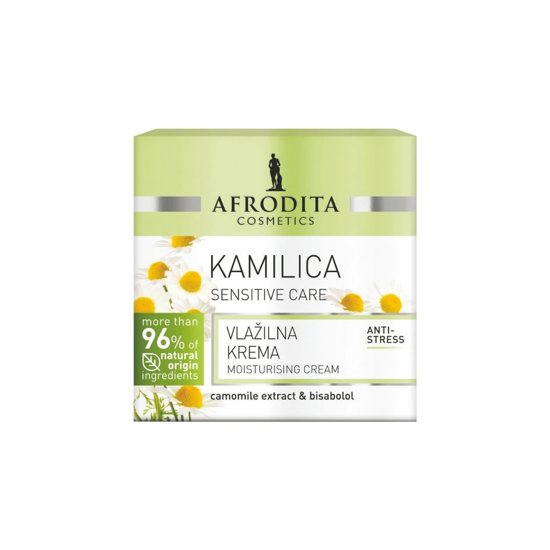 AFRODITA Sensitive Care Hidratantna Krema sa Bisabololom i Kamilicom 50 mL