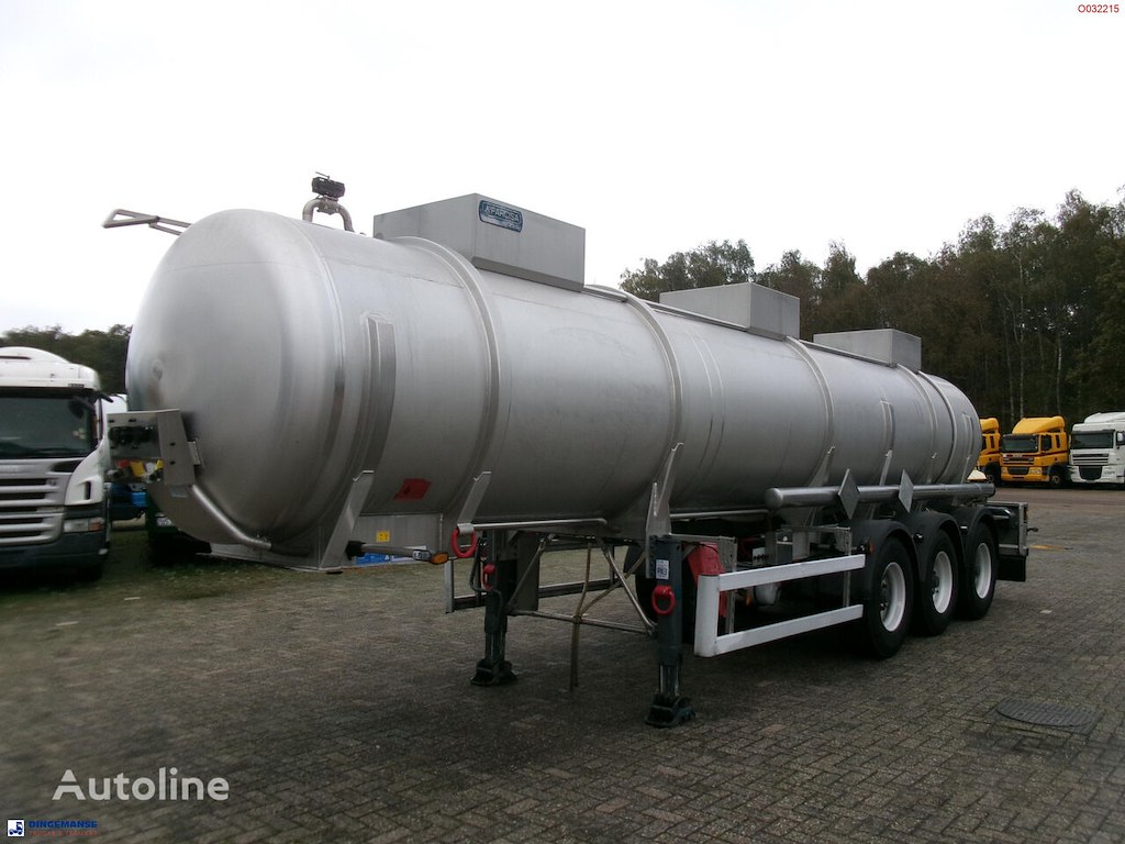 Parcisa Chemical tank inox L4BH 21.2 m3 / 1 comp / ADR 16/12/24 cisterna za prevoz hemikalija