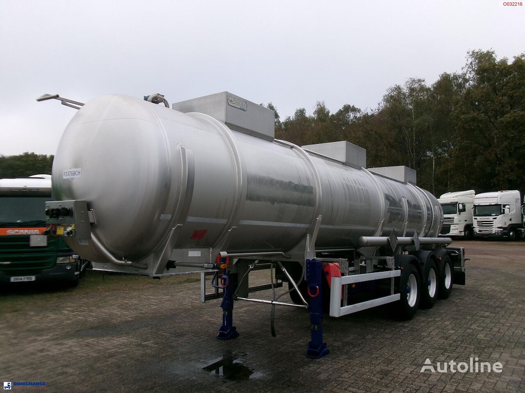 Parcisa Chemical tank inox L4BH 21.2 m3 / 1 comp + pump / ADR 24/02/24 cisterna za prevoz hemikalija