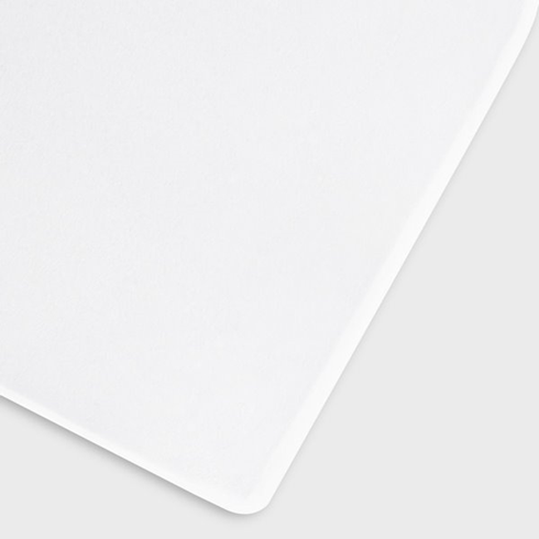 Beli dušečni čaršav za krevetac od oganskog pamuka 60x120